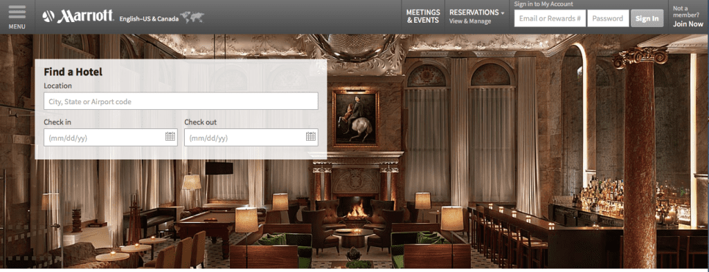 View Marriott Lifetime Points Online
