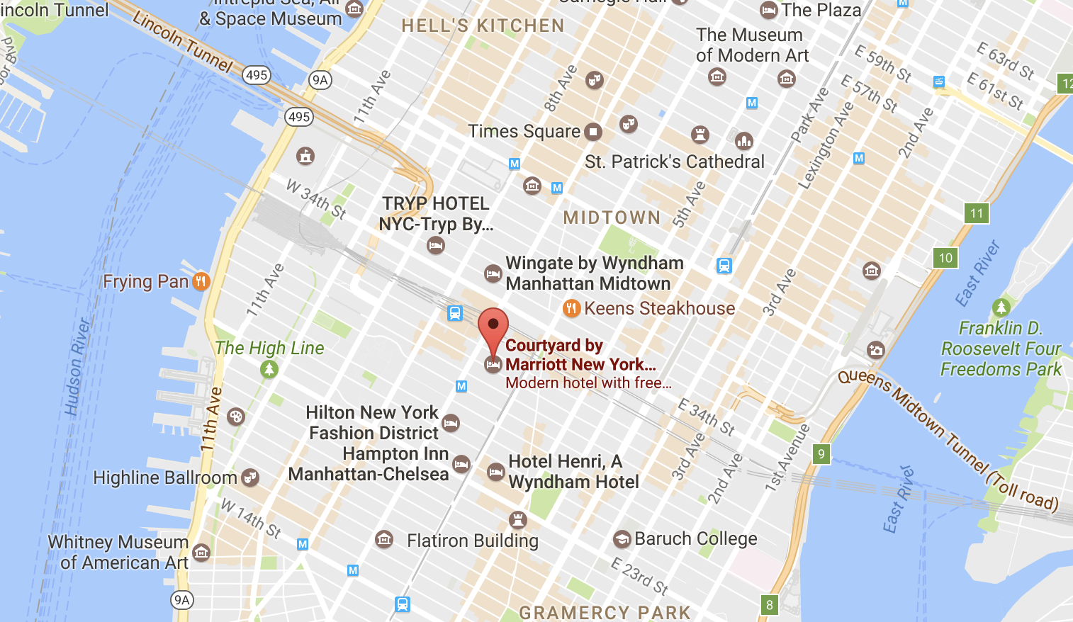 Review: Courtyard By Marriott New York Chelsea/Manhattan